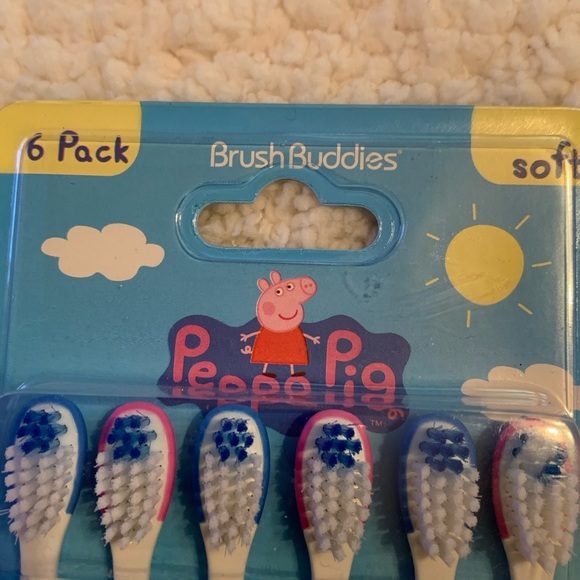 Peppa Pig | Accessories | Peppa Pig Six Pack Of Toothbrushs | Poshmark